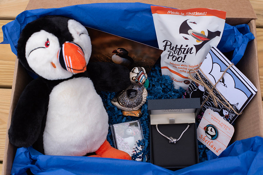 Puffin Gift box – Shetland Jewellery