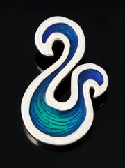 Seascape Wave Brooch – Shetland Jewellery